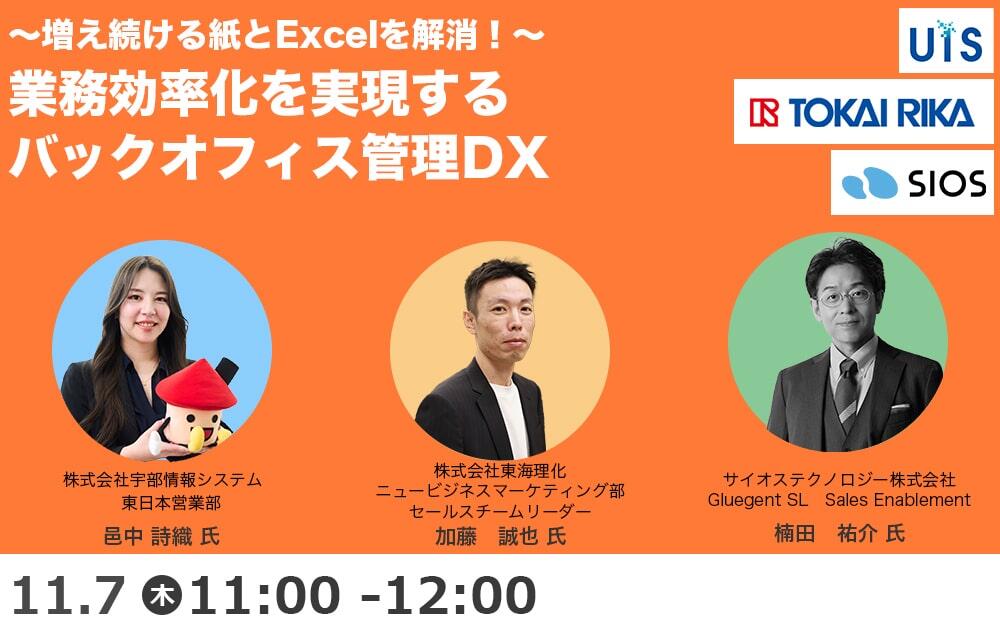 業務効率化を実現するバックオフィス管理DX｜ Gluegent | サイオステクノロジー株式会社